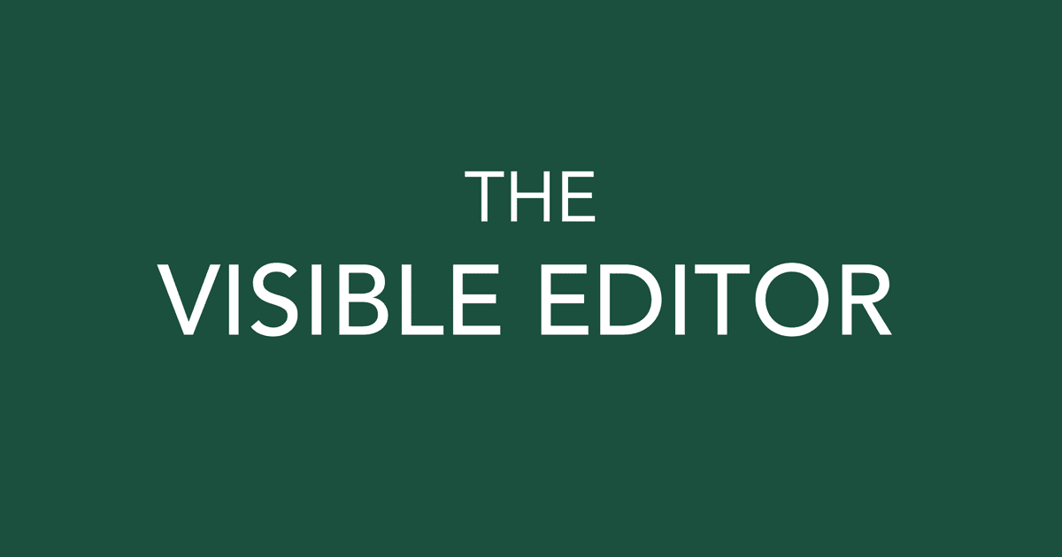 The Visible Editor Liminal Pages 